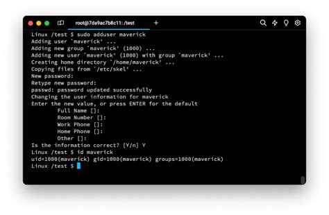 Warp How To Create And Configure A New User In Linux
