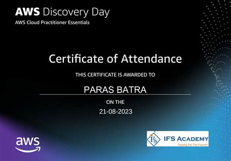 Paras Batra On Linkedin Awsday Cloudcomputing Continuouslearning