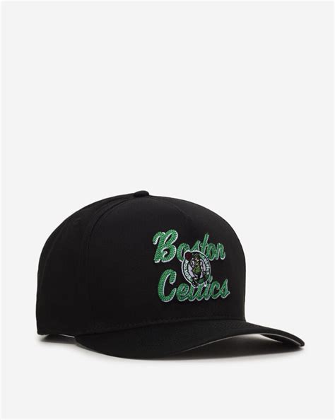 Shop New Era 9fifty Boston Celtics Chainstitch Snapback Hat 60727382