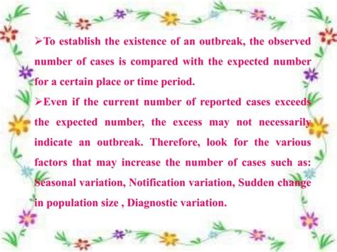 Steps Of An Outbreak Investigation Pptx Infectious Diseases Diseases And Conditions