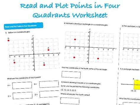 Position And Direction Worksheet Read And Plot Points In Four