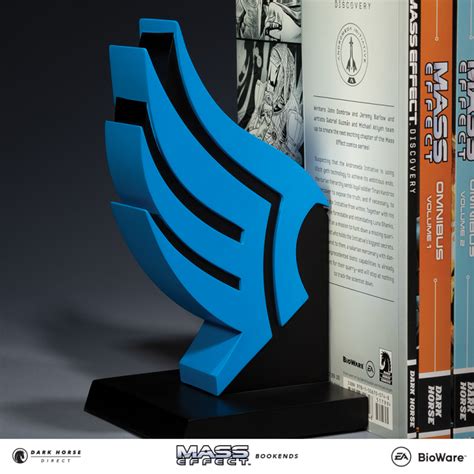 Paragon And Renegade Emblem Bookends Mass Effect Video Game Junk