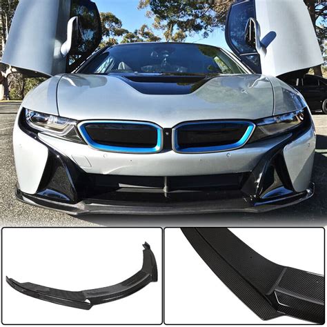 Bmw I8 Carbon Fiber Front Bumper Lip Spoiler