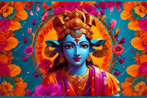 Premium Ai Image Lord Vishnu Dev