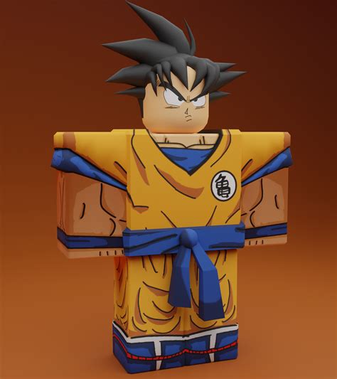 Artstation Goku Saiyan Saga Roblox Model