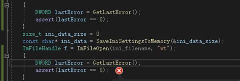 In Windows Calling Saveinisettingstodisk Causes Getlasterror To Be Set · Issue 6650