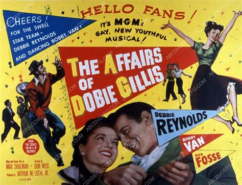 Debbie Reynolds Bobby Van Bob Fosse Film The Affairs Of Dobie Gillis 3