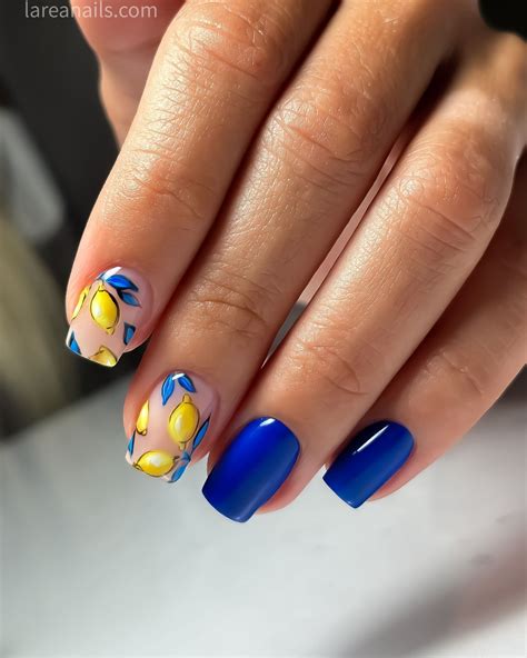 Brighten Up Your Summer Look With A Blue Manicure 💙 Inspired By The
