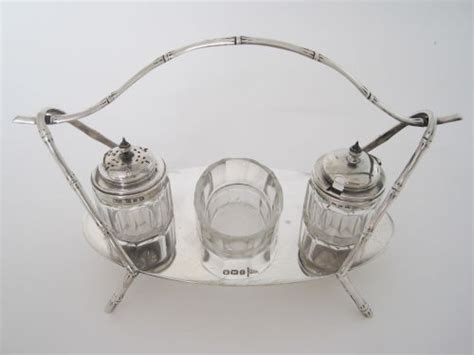 Antique Silver Condiments The Uks Largest Antiques Website