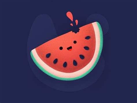 Happy Watermelon By Justas Galaburda On Dribbble