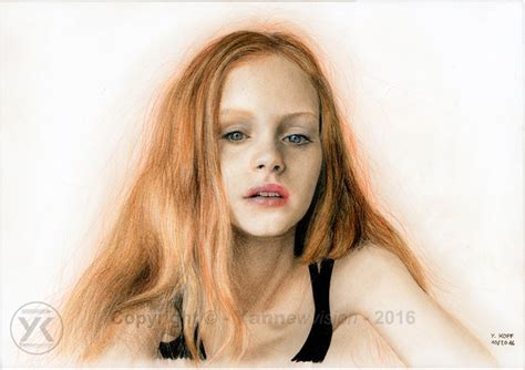 Dessin Drawing Model Emma Laird Original Photo By Ted Flickr