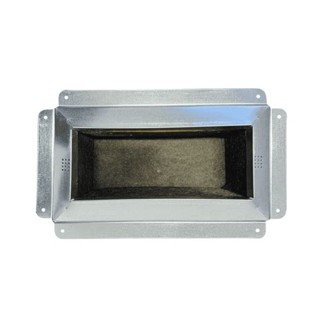 R4 Insulated Galvanized Ceiling Register Box Connects Register Vent