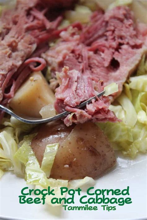 Crock Pot Corned Beef And Cabbage Tammilee Tips