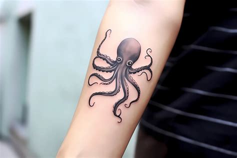 Small Octopus Tattoo