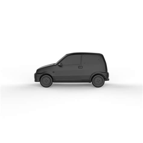 3d File Fiat Cinquecento 1991 Pre Supported 🌆・3d Printing Model To