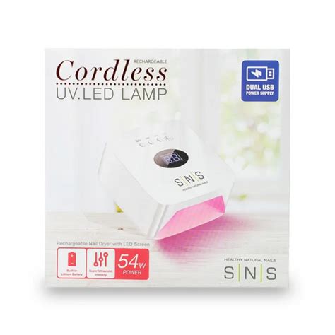 Sns Cordless Uv Led Lamp Sales Kdnailsupply
