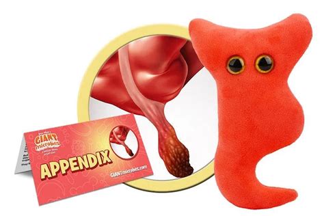 Appendix Giant Microbes Plush Kawaii Killmonster