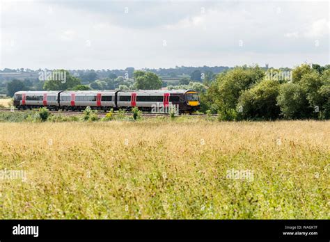 Cross Country Trains Class 170 Turbostar Train Travelling Through The