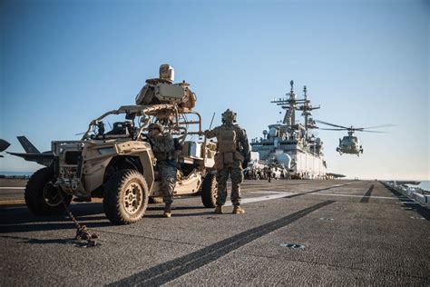 Marines Provide Layered Unmanned Aerial System Defense Aboard Uss Boxer