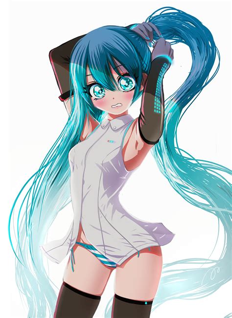 Hatsune Miku And Hatsune Miku Vocaloid Drawn By Roll Interconch Danbooru