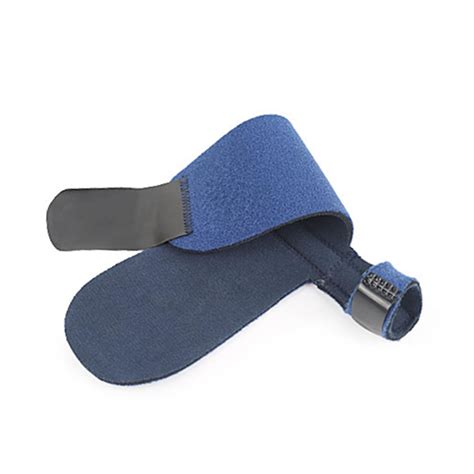 Hemoton Toe Brace Support Splint Compression Brace Eversion Blue