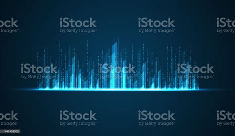 Technology Background Big Data Visualization Concept Stock Illustration Download Image Now