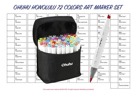 Old Ohuhu Honolulu 242 Swatch Chart Sphpvm