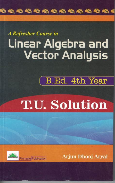 Books And Crafts Books Education Linear Algebra And Vector