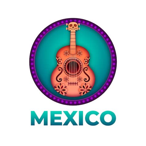 Free Vector Gradient Mexico Logo Template