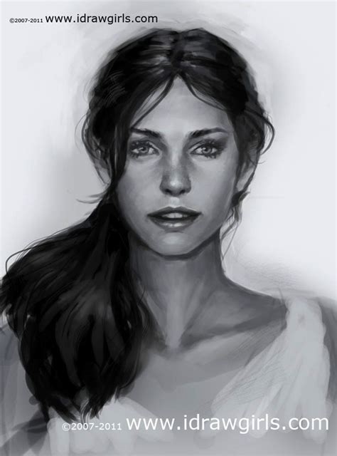 Digital Painting And Drawing Video Tutorials And Step By Step Basic Tutorial Face Front View
