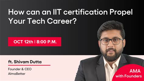 How Can An Iit Certification Propel Your Tech Career