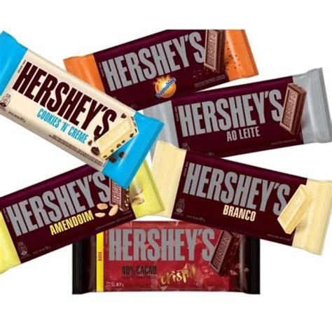 Barra De Chocolate Hersheys 87g Unidade Ou Kit Shopee Brasil