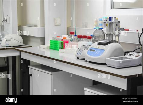 Modern Biological Laboratory Interior Of The Laboratory For Biological Scientific Research