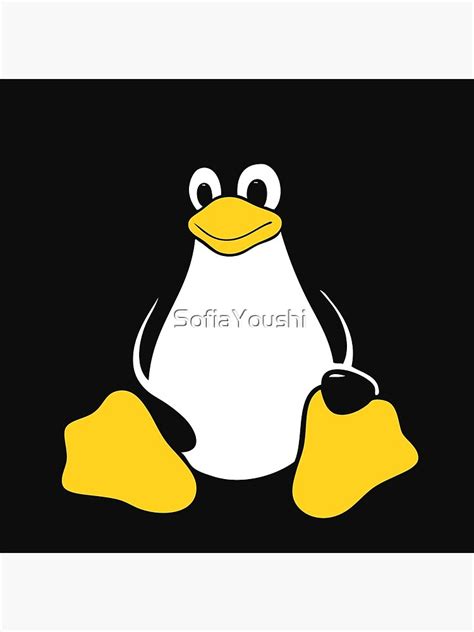 TUX LINUX Canvas Print For Sale By SofiaYoushi Redbubble