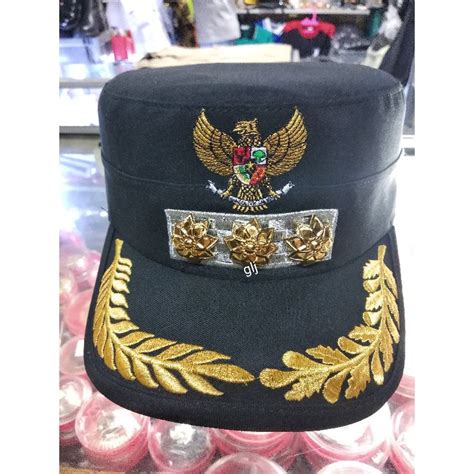 Jual Topi Komando Bupati Hitam Shopee Indonesia