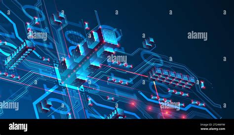 Isometric Big Data Concept Database Abstract Technology Background Vector Illustration Stock