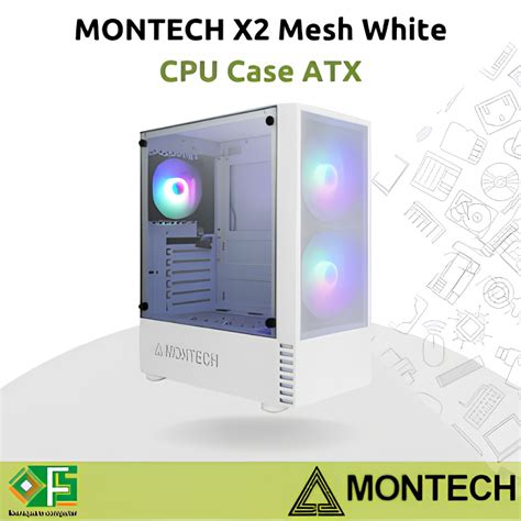 Jual Casing Pc Montech X2 Mesh White 3x Rainbow Fan Cpu Case Atx Shopee Indonesia