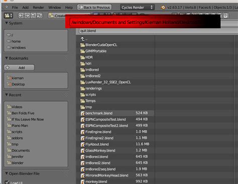 Blender Benchmark Integrert Kjokkenet
