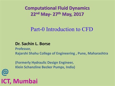 Computational Fluid Dynamics Cfd Pptx
