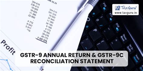 Gstr 9 Annual Return And Gstr 9c Reconciliation Statement For Fy 2022 23