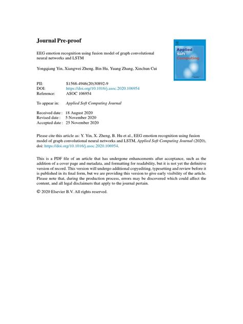 A Eeg Emotion Recognition Using Fusion Model Of Graph Convolutional