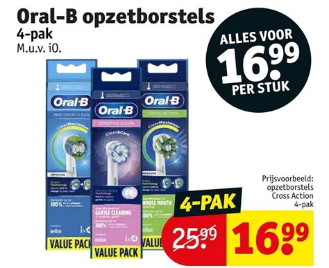 Oral B Opzetborstels Aanbieding Bij Kruidvat