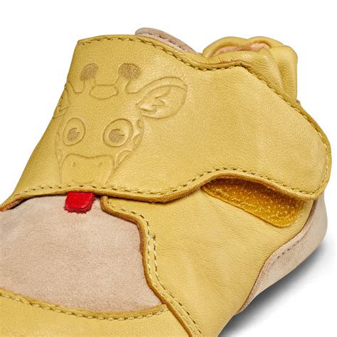 Affenzahn Crawling Shoe Leather Crawly Giraffe
