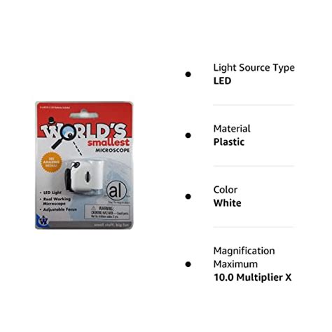 Westminster Worlds Smallest Microscope — 🛍️ The Retail Market