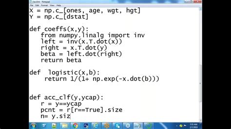 Machine Learning Session 29 Logistic Regression With Python Numpy Youtube