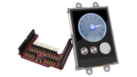 sk 24ptu ar 4d systems gen4 2 4in arduino compatible display with