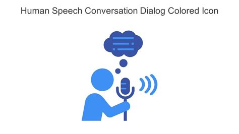 Human Speech Conversation Dialog Colored Icon In Powerpoint Pptx Png And Editable Eps Format Ppt