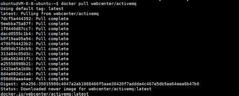 docker 安装部署 activemq activemq activemq5 18镜像 csdn博客
