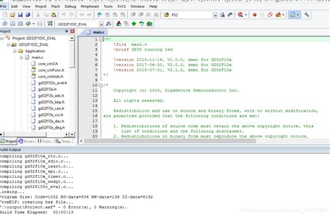 ①gd32keil编译环境搭建及编译demo gd32f1x0 firmware library cmsis core