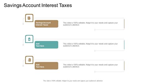 Savings Account Interest Taxes In Powerpoint And Google Slides Cpb PPT Presentation